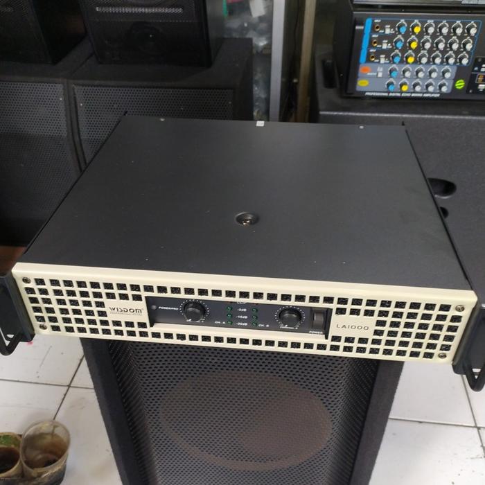 Jual Power Amplifier WISDOM LA1000 / LA-1000 2 Channel Original - Jakarta Barat - First Audio ...