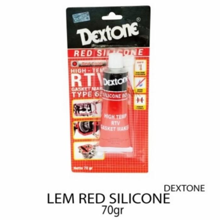 Jual DEXTONE RED SILICONE 70GRAM - LEM RED SILIKON 70 GRAM TAHAN PANAS ...