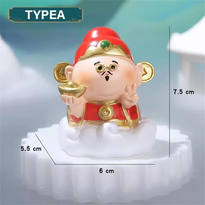 Jual Ornamen patung mini buddhist dengan desain imut anti pecah cocok ...