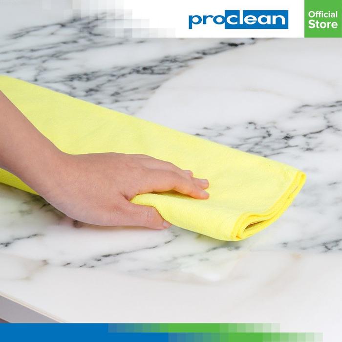 Jual Proclean Kain Lap Microfiber 40X60 cm - Biru Kain Pembersih ...