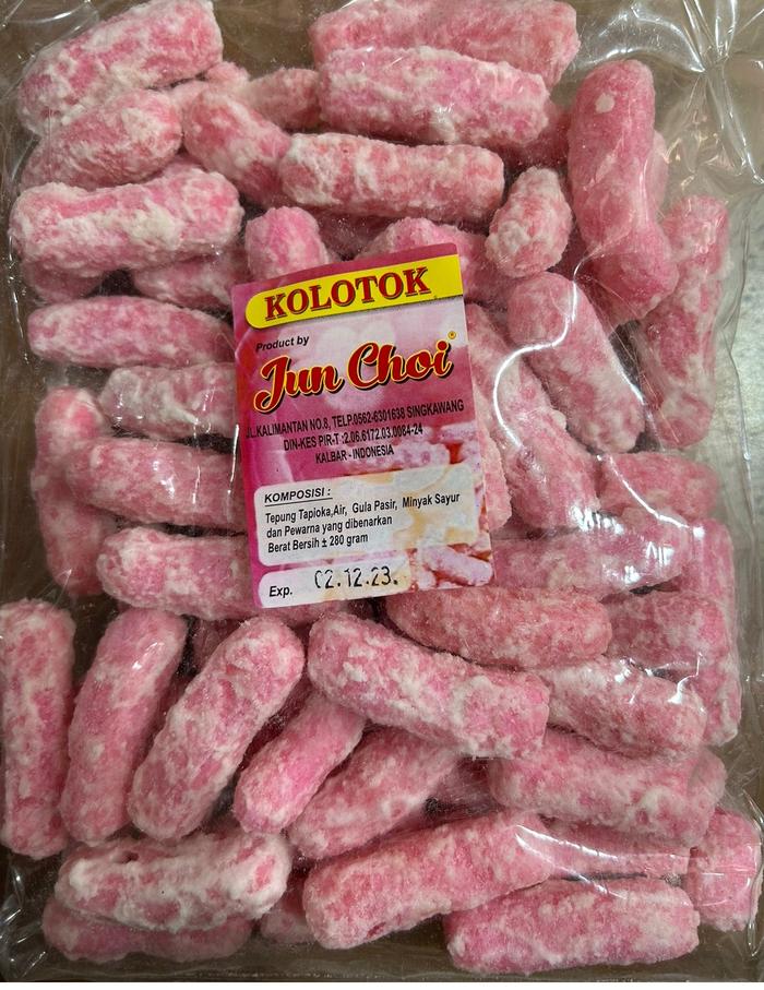Jual Snack Kolotok Pink Manis Jun Choi Singkawang Kalimantan Barat ...
