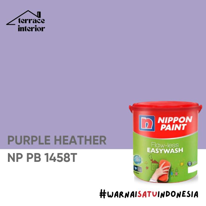 Jual Cat Tembok Nippon Paint Flawless Easywash Interior Warna Ungu 2.5 ...