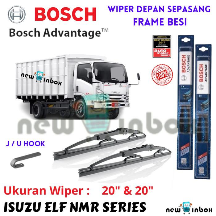 Jual Wiper Depan Mobil ISUZU ELF NMR SERIES 2004-2020 Sepasang BOSCH ...