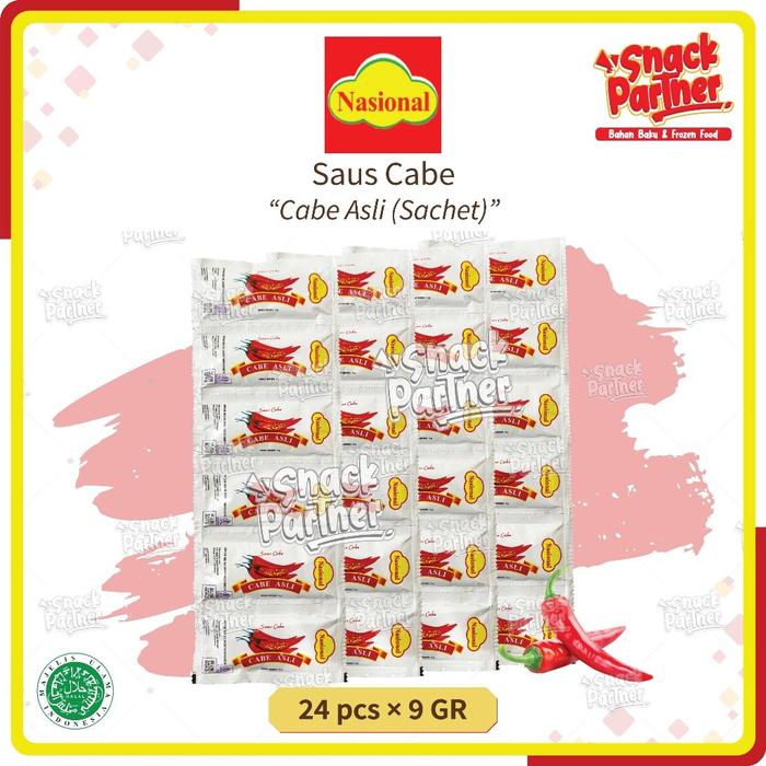 Jual Saos NASIONAL 130 ML | SACHETAN - Botol Saus Sambel Sambal Asli ...