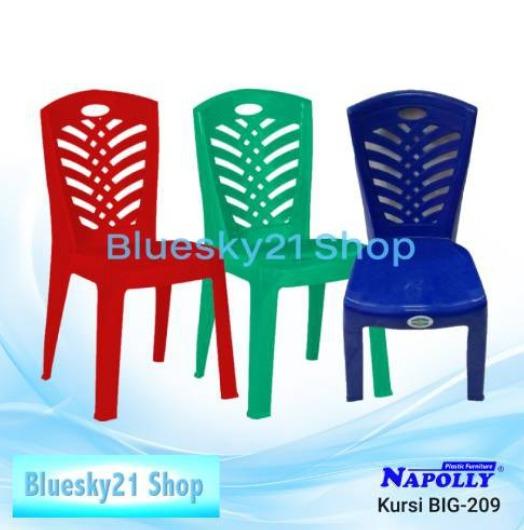 Jual NAPOLLY BIG 209 KURSI PLASTIK SENDER / KURSI SANTAI ANYAMAN TEGAK ...