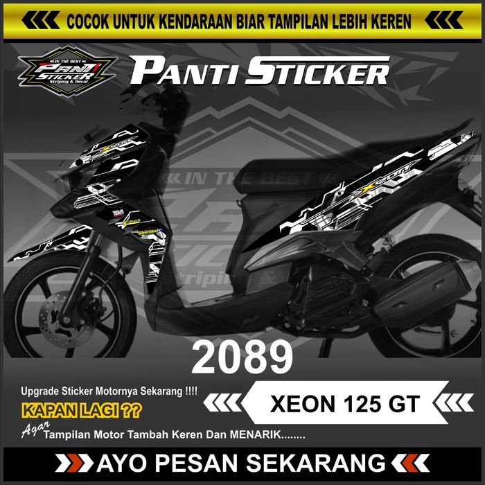 Jual Sticker Striping Semi Full Xeon 125 Gt Sticker Striping Variasi ...