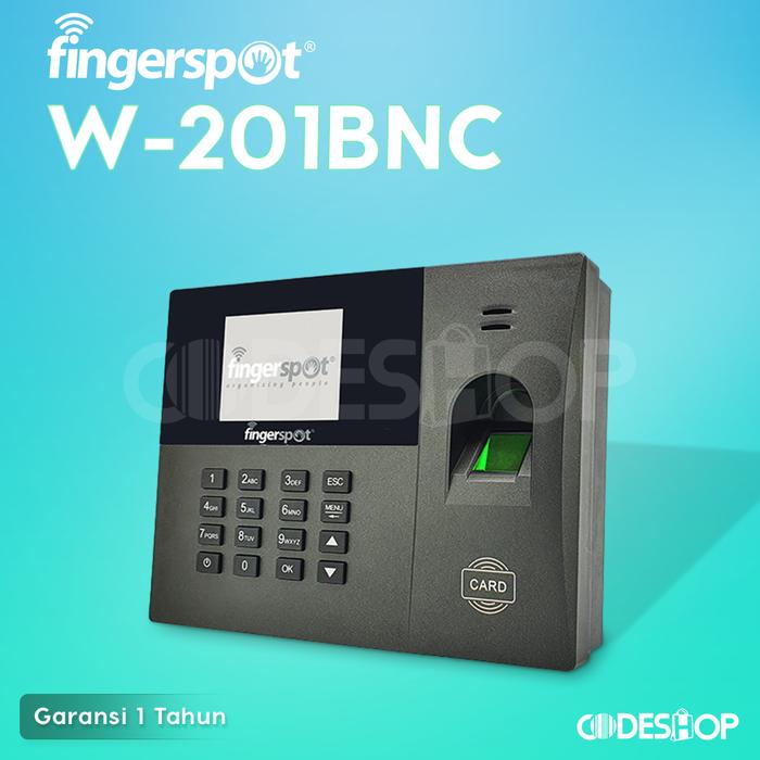 Jual Fingerspot Neo W201BNC Mesin Absensi Fingerprint W-201 BNC ...