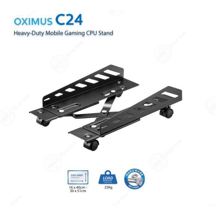 Promo Rak CPU Tray CPU Tempat CPU tatakan Adjustable Width CPU OXIMUS ...
