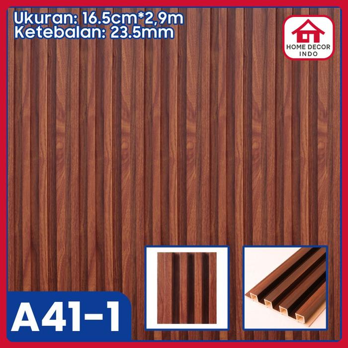 Jual Home Decor - Wood WPC Wall Panel 2,9 Meter Dekorasi Dinding Anti Rayap Dan Anti Air Motif ...