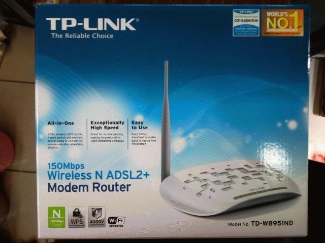 Jual Jual Modem Reuter TP Link TD W8951ND - Jakarta Pusat - Multiplus ...