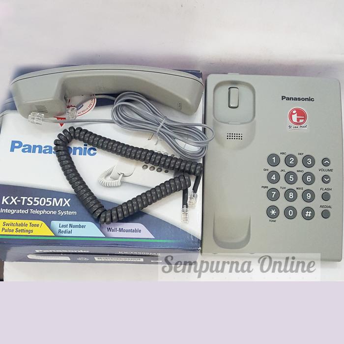Jual Telepon Panasonic KX-TS505MX Single Line Phone - Jakarta Timur - Sempurna Online | Tokopedia