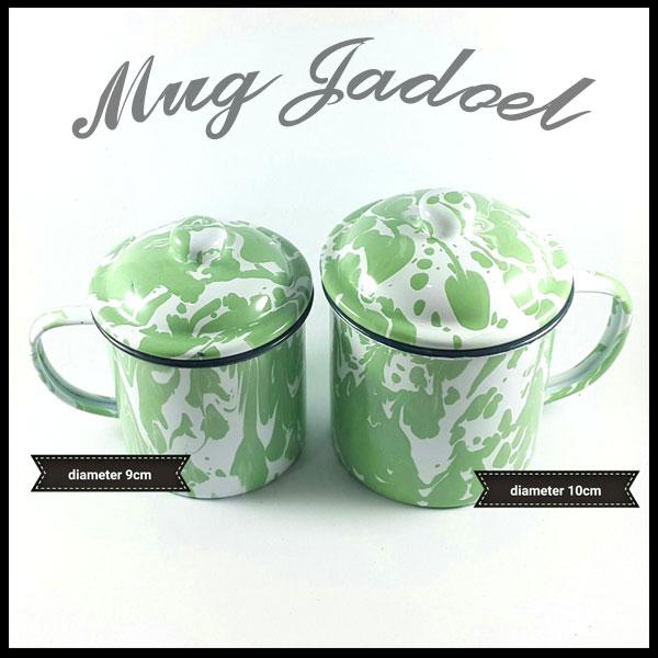 Jual MUG Seng Jadul Tempo Doeloe Blurik diameter 10cm Enamel Jadul Cafe ...