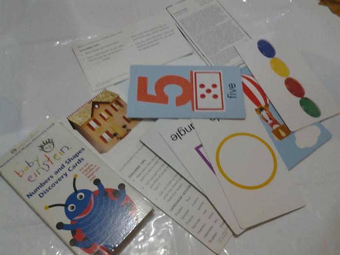 Baby Einstein Numbers And Shapes Discovery Cards