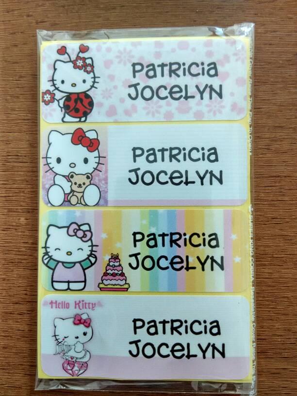 Jual sticker nama hello kitty - Kota Surabaya - creative sticker ...