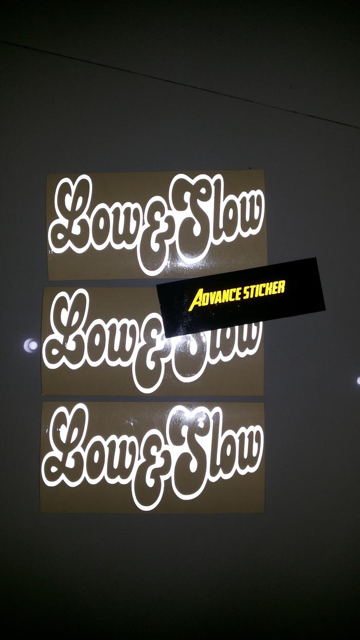 Jual (stiker) sticker mobil low & slow ukuran 10x20 cm - Kab. Sidoarjo ...