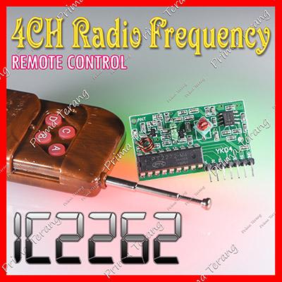 Jual 4 Channel RF Remote Control Wireless IC2262 2272 2262 4CH - Kota ...