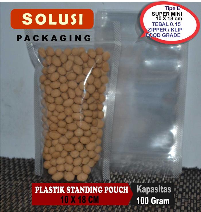 Jual PLASTIK STANDING POUNCH SUPERMINI TIPE E / PLASTIK KEMASAN ...
