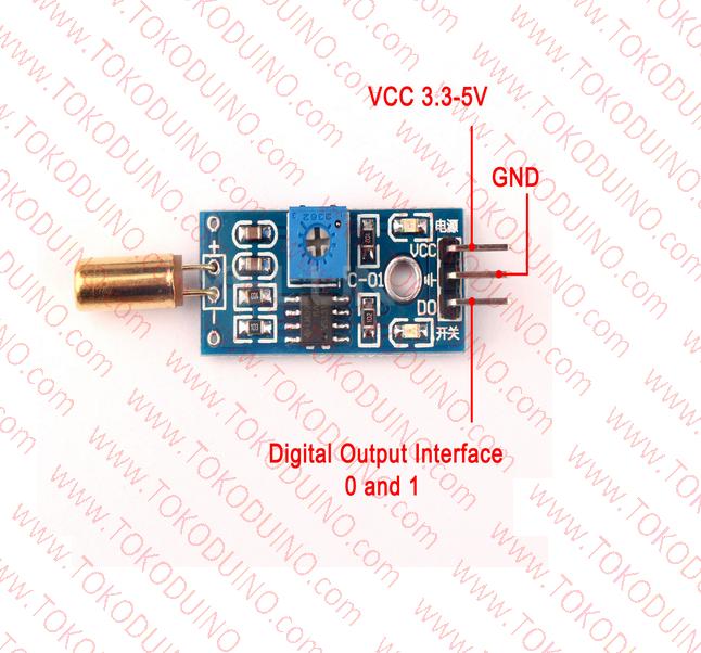 Jual TILT SENSOR MODULE SW520D MODUL SENSOR KEMIRINGAN ANGLE SENSOR ...