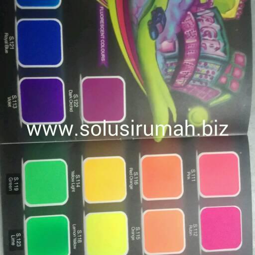 Jual cat poster 100g fluorescent colours nyala repacking aga atau sekelas - Biru Muda - Kab ...
