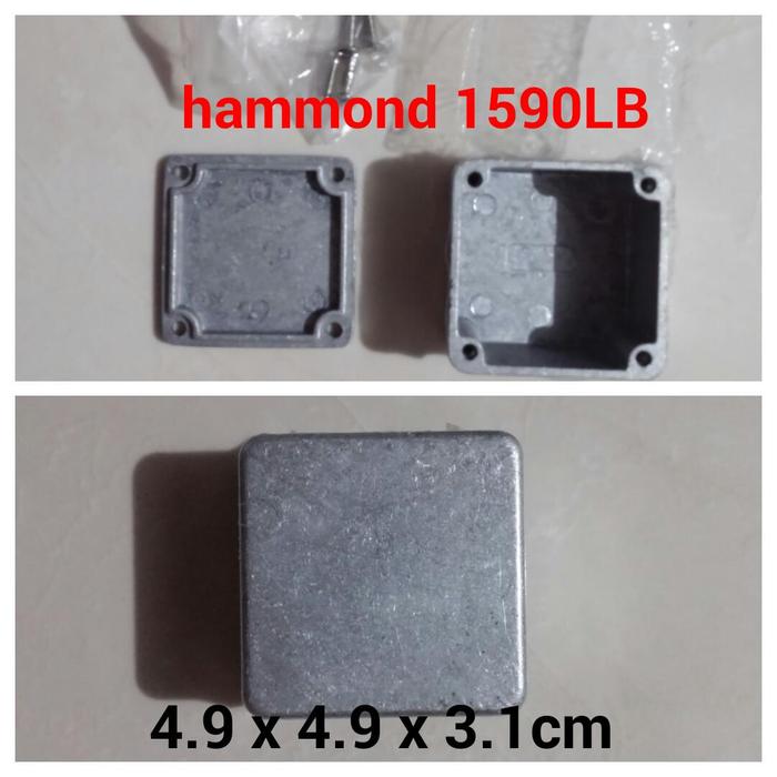 Jual Box aluminium mini hammond 1590LB aluminium diecast untuk DIY ...