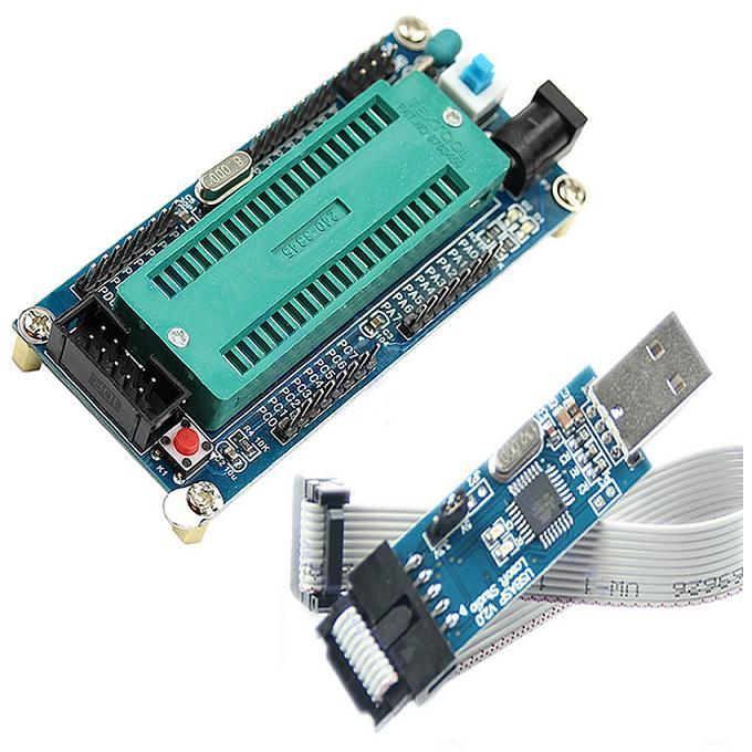 YINCHIE MUKUAI22 AVR ATMEGA16 Minimum System Development Board ATmega32 USB ISP USBasp ...