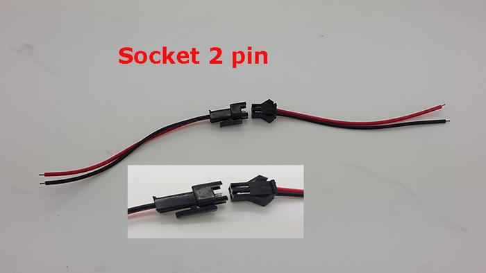 Jual Socket kabel 2 pin ( male + female ) - Jakarta Pusat ...