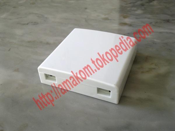Jual Roset Optik FTTH / Indoor Optical Outlet 2 Core SC Box - Jakarta ...
