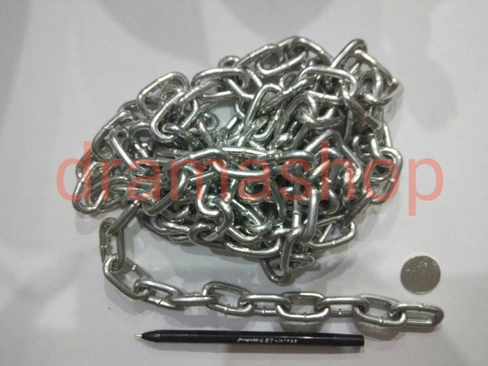 Jual Rantai Besi, Rantai pagar 5mm panjang 50cm / 0,5m - Jakarta Timur ...