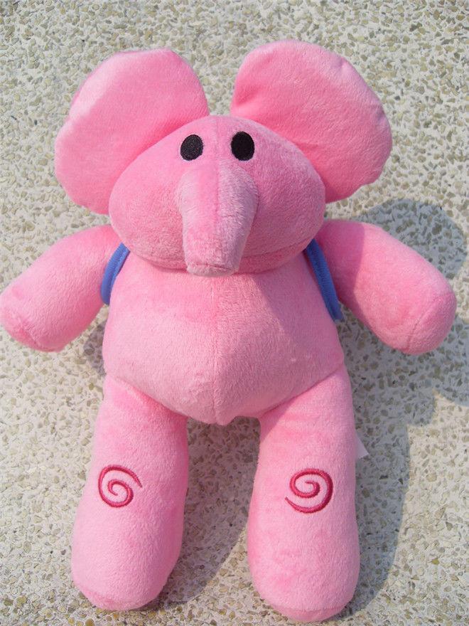 Jual boneka Gajah Pocoyo Elly Elephant Pink With Backpack BANDAI Impor ...