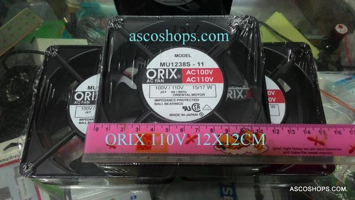 Jual Kipas Fan panel ORIX AC 110V 12X12 CM ( 12 x 12 ) Ball Bearing ...