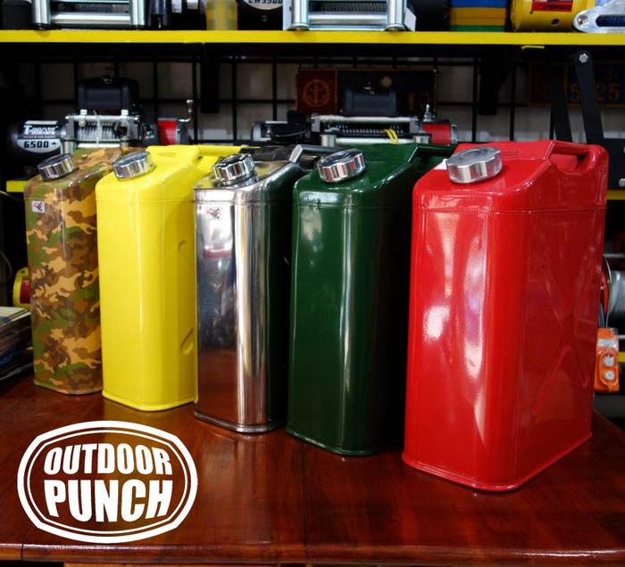 Jual Jerigen Besi / Steel Jerrycan / Oil Tank Kapasitas 20 Ltr Tutup ...