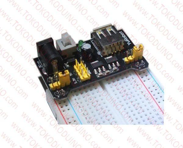 Jual BREADBOARD POWER SUPPLY MB102 DUAL OUTPUT REGULATOR 3,3V & 5V ...