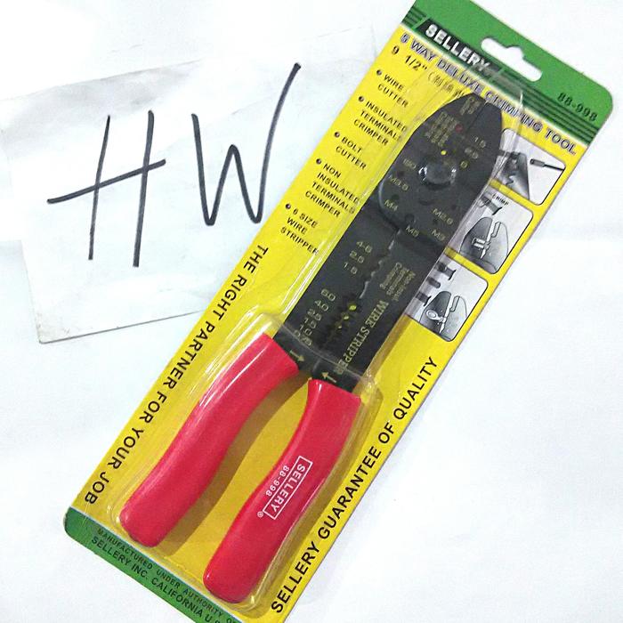 Jual TANG SKUN / 5 WAY DELUXE CRIMPING TOOL 9" SELLERY - Jakarta Utara ...