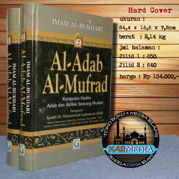 Jual Al-Adab Al-Mufrad 1 SET (2 Buku) - Griya Ilmu - Karmedia adabul ...