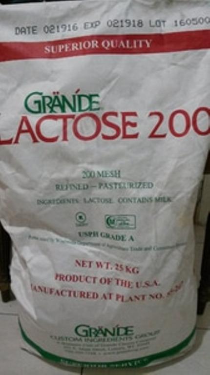 Jual LACTOSE / LAKTOSA / SACCHARUM LACTIS / SL Monohidrat USP USA ...
