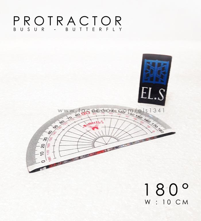 Jual Protractor (Busur) Butterfly - Jakarta Barat - eLs_shop | Tokopedia