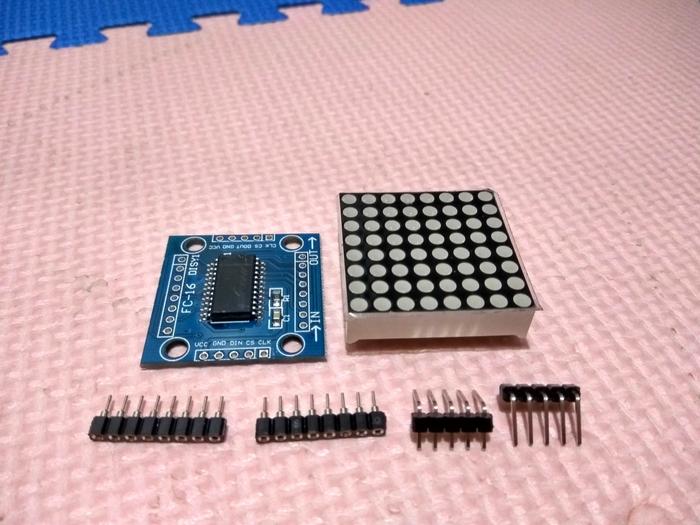 Jual Dot Matrix Led Display 8x8 8*8 Max7219 SMD Arduino Raspberry - Kab ...