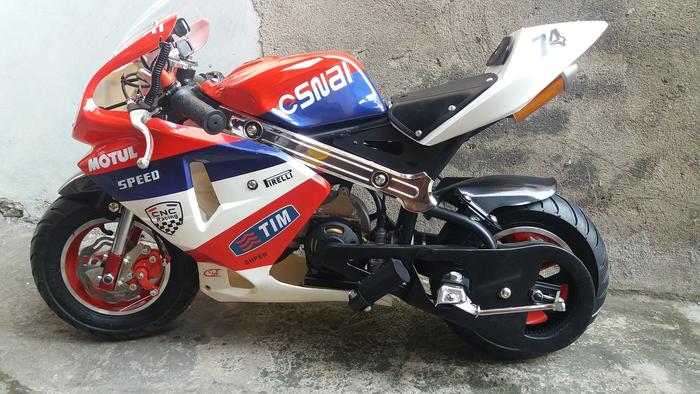 Jual Motor mini gp pocket bike moto gp mini polini ASLI kualitas ok ...