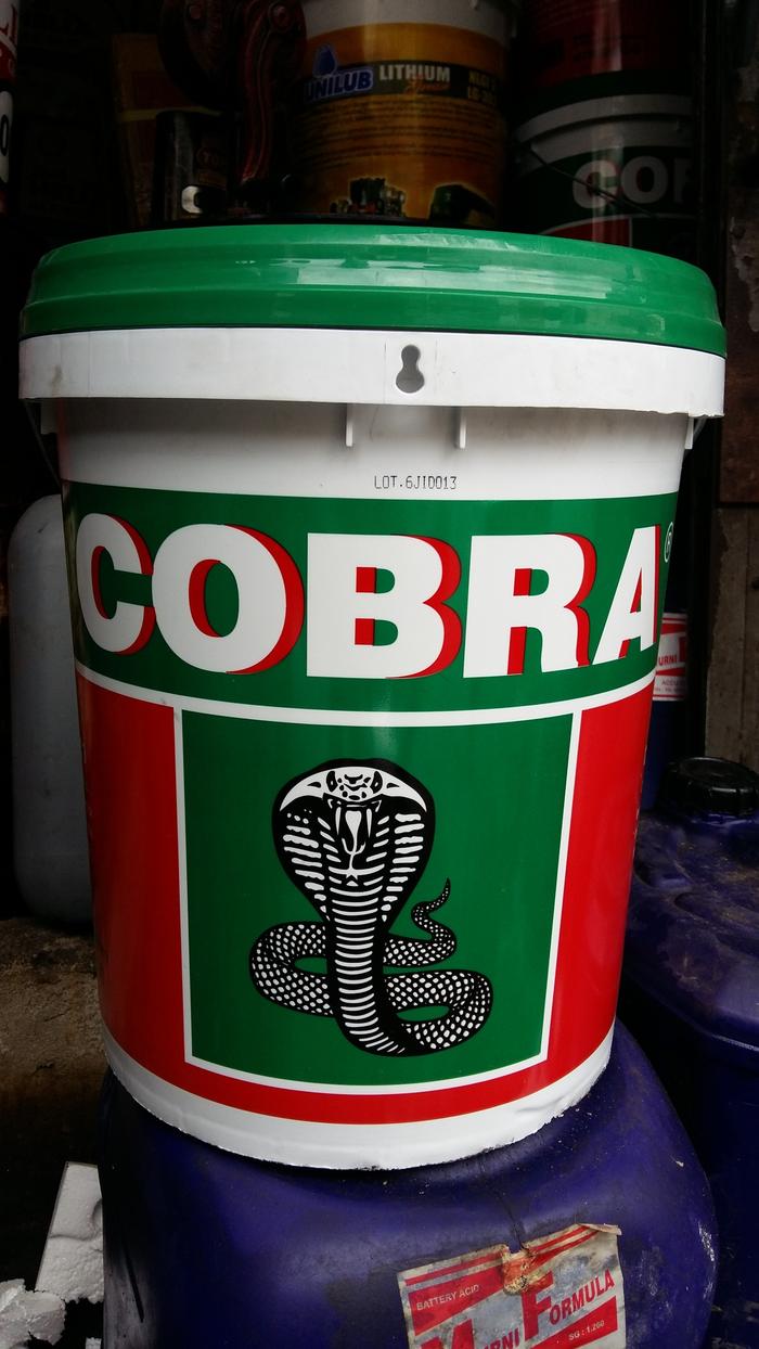 Jual Cobra Chassis Grease Hijau No.3 Gemuk Serbaguna 1 Pail 15 kg ...