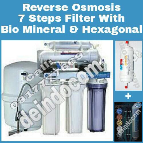 Jual Filter Mesin RO 7 Step / Tahap Penyaringan (Hexagonal) Reverse ...