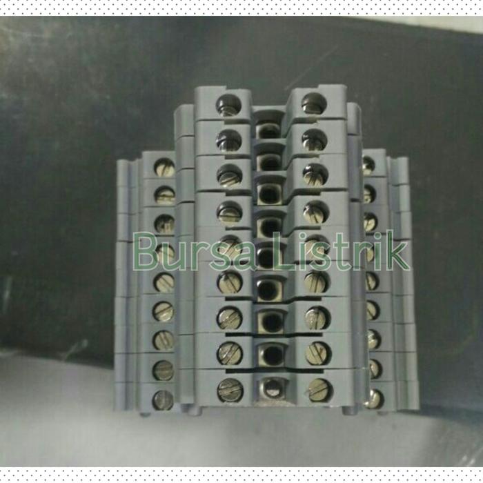 Jual Double Terminal Block tipe UK K-3N Grey / Terminal 2 Tingkat (2 ...
