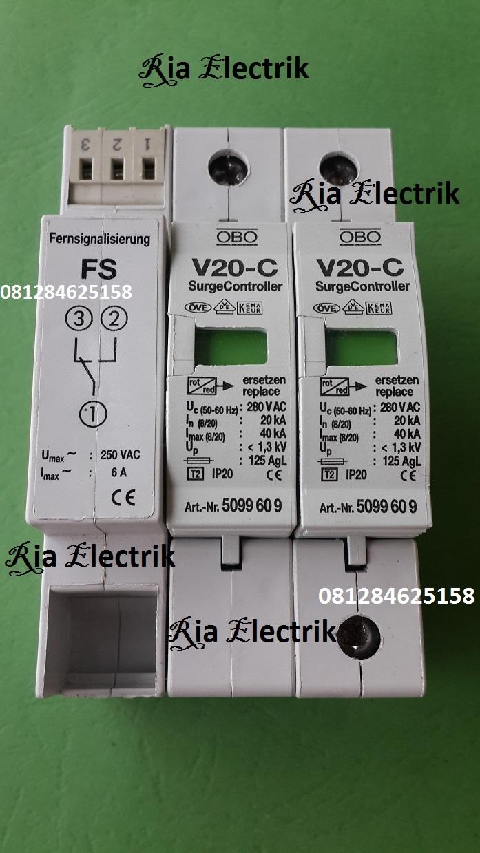 Jual Surge Arrester Obo V20-C 280v Ac 2phase + Fs - Jakarta Pusat - Ria ...