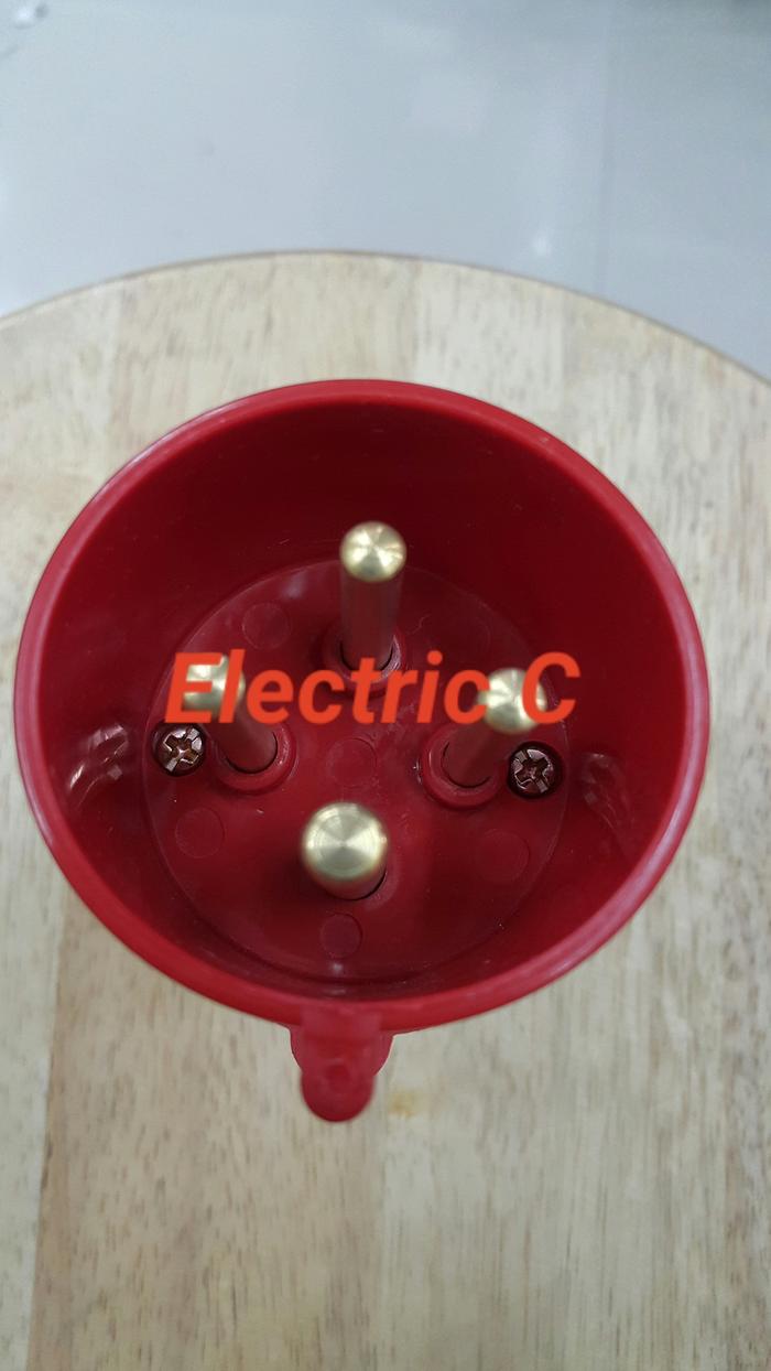 Jual Plug Mounting / Male / Steker Industri untuk 3 Phase 4 pin 32 ...