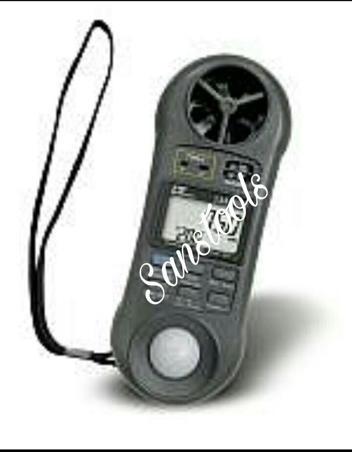 Jual Lutron LM-8010 4 in 1 anemometer hummidity light meter asli ...