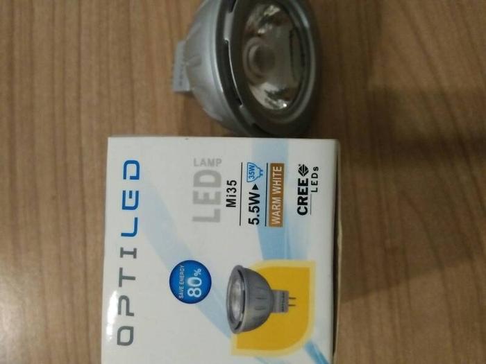 Jual Lampu Halogen LED MR16 12v 5.5w = 35w warmwhite OPTILED - Jakarta Barat - BERKAT GLODOK ...