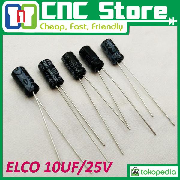 Jual [CNC] CAPACITOR ELECTROLYTIC ELCO KAPASITOR ELKO 10UF 10UF/25V - Kab. Bantul - CNC STORE ...