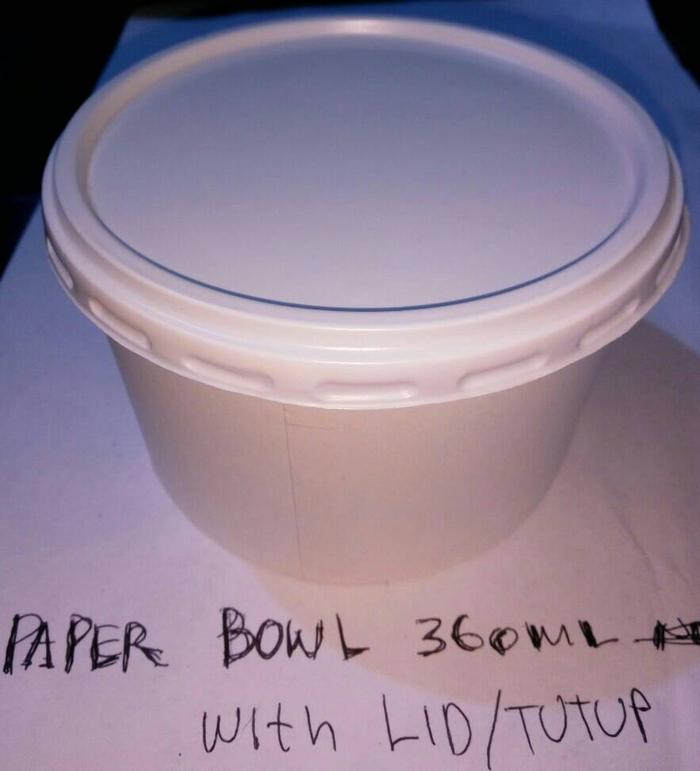 Jual Paper Bowl ukuran 360ml/12oz with Lid - Jakarta Barat - Gigu Shop ...