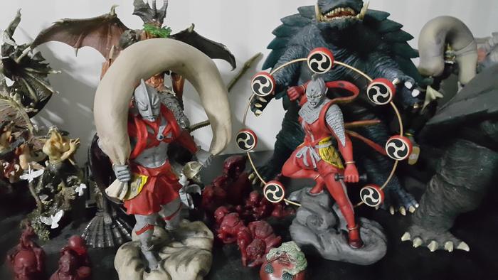Jual ultraman japan meister action figure statue raijin fuujin ...