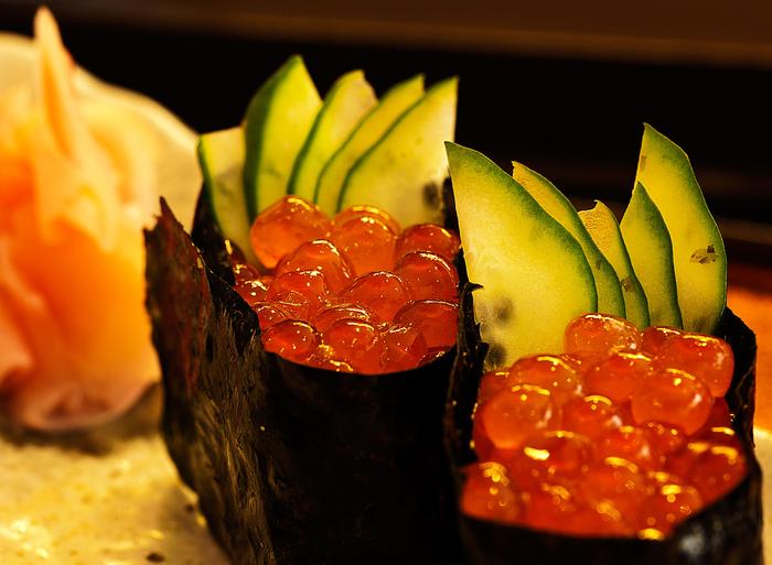Jual Raw Salmon Roe Caviar Ikura Telur Ikan Salmon Caviar Sushi Import ...