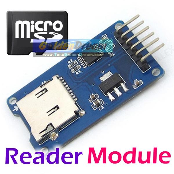 Jual Micro Sd Card Reader Writer Module For Arduino Modul Pembaca